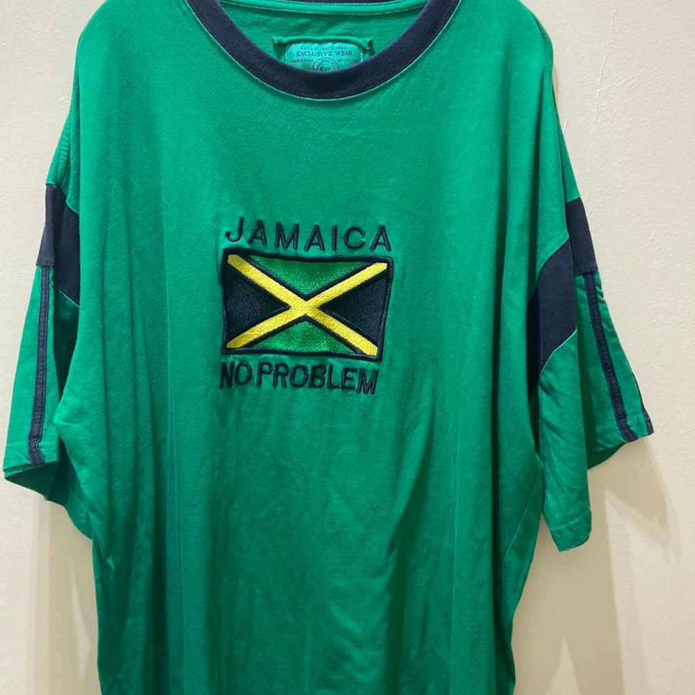 Jamaican Authentic T’s Green Jamaica No Problem 5xl - Gem